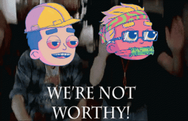 We're Not Worthy GIFs | GIFDB.com