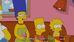 What A Noob Simpsons Family GIF | GIFDB.com