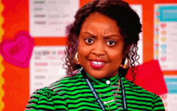 What Is Happening Flustered Reaction Quinta Brunson GIF | GIFDB.com