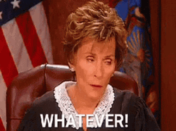Whatever Judge Eye Rolling GIF | GIFDB.com