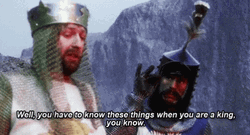 When You're A King Monty Python Run Away GIF | GIFDB.com