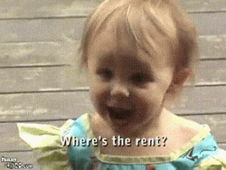 Where's The Rent Baby Girl GIF | GIFDB.com