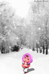 White And Calm Snowfall GIF | GIFDB.com