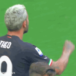 White Hair Theo Hernandez GIF | GIFDB.com