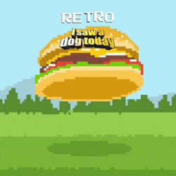 Whopper Whopper Pixel Art Burger GIF | GIFDB.com