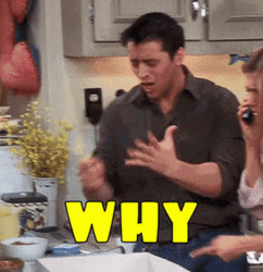 Why Life's So Unfair Friends Joey Tribbiani GIF | GIFDB.com