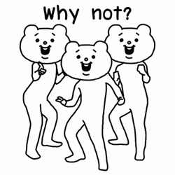 Why Not Aggressive Bear Betakkuma Sticker GIF | GIFDB.com