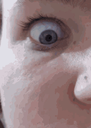 Widened Eyeball Looking Into You GIF | GIFDB.com