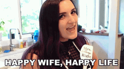 Wife Quotes Happy Wife Happy Life Laurenz Side GIF | GIFDB.com