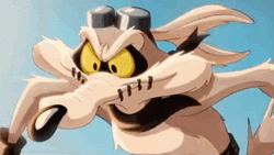 Wile E Coyote Crushed By Boulder GIF | GIFDB.com