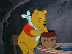 Winnie The Pooh Eating Honey GIF | GIFDB.com