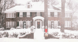Winter Snow Falling At Home Alone Scene GIF | GIFDB.com