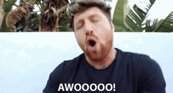 Wolf Howling Awooo Brennan Erickson GIF | GIFDB.com