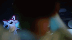 Wolf Mascot Rave Party Dancing GIF | GIFDB.com