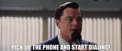 Wolf Of Wall Street Leonardo Pointing GIF | GIFDB.com