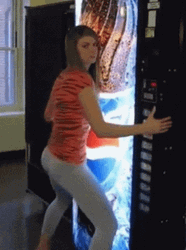 Woman Dry Hump Vending Machine GIF | GIFDB.com