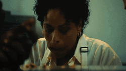 Woman Munching Delicious Food GIF | GIFDB.com