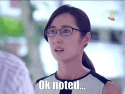 Woman Nodding While Saying Noted GIF | GIFDB.com