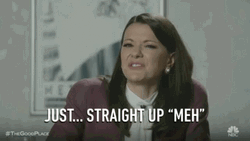 Woman Saying Meh GIF | GIFDB.com