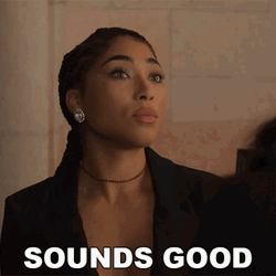 Woman Saying Sounds Good GIF | GIFDB.com