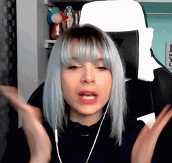 Woman Streamer Double Slapping Face GIF | GIFDB.com