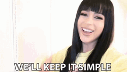 Woman Vlogger Bangs Keep It Simple GIF | GIFDB.com