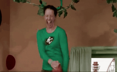 Woman With Crazy Hair Jumping GIF | GIFDB.com