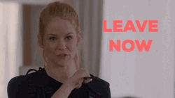 Woman You Need To Leave Now GIF | GIFDB.com