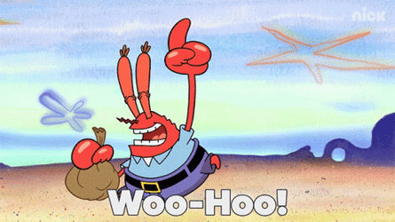 Woo Hoo Mister Crabs GIF | GIFDB.com