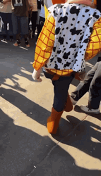 Woody Mascot Dancing Getting Sturdy GIF | GIFDB.com
