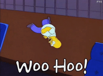 Woohoo Meme Homer Simpsons Clockwork GIF | GIFDB.com