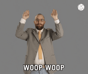 Woop Woop Man Wearing Gray Suit GIF | GIFDB.com