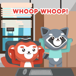 Woop Woop The Plooshies In An Office GIF | GIFDB.com