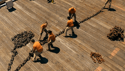 Work In Chains Dragging People GIF | GIFDB.com