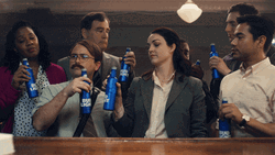 Workmates Drinking Beer GIF | GIFDB.com