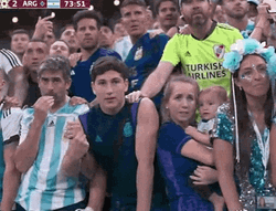 World Cup Argentina Football Fans Screaming GIF | GIFDB.com