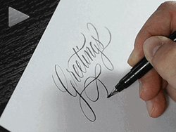 Writing Greeting Word GIF | GIFDB.com