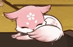 Yae Miko Kawaii Fox Form GIF | GIFDB.com