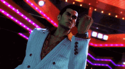 Yakuza 0 Kazuma Kiryu Fan Dance Slow Motion GIF | GIFDB.com