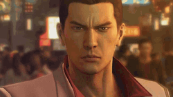 Yakuza Kazuma Kiryu Angry Face Staring GIF | GIFDB.com