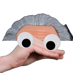 Yapping Hand Signal Googly Eyes GIF | GIFDB.com