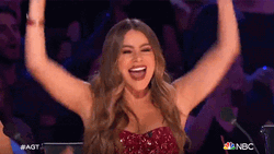 Yay Celebrating Sofia Vergara America’s Got Talent GIF | GIFDB.com