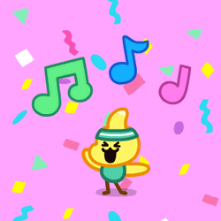 Yellow Dancing Dino Sing GIF | GIFDB.com