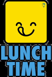 Yellow Happy Face Lunch Time GIF | GIFDB.com