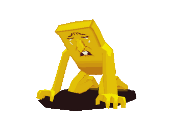Yellow Negative Man Crying GIF | GIFDB.com