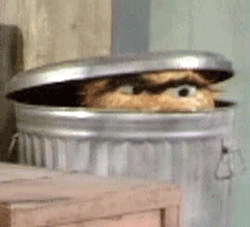 Yellow Oscar The Grouch GIF | GIFDB.com