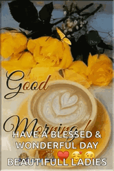 Yellow Roses Good Morning Have A Blessed Day GIF | GIFDB.com