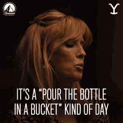 Yellowstone Beth Dutton Pour It Drink Up GIF | GIFDB.com