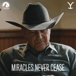 Yellowstone John Dutton Miracles Don't Stop GIF | GIFDB.com