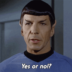 Yes Or No Star Trek Spock GIF | GIFDB.com